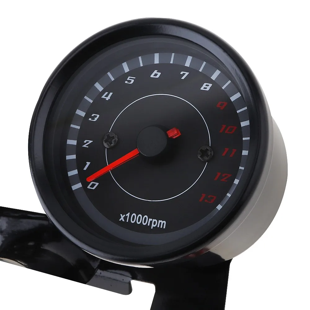 Universal Motorcycle Speedometer - LED Back Light Tachometer