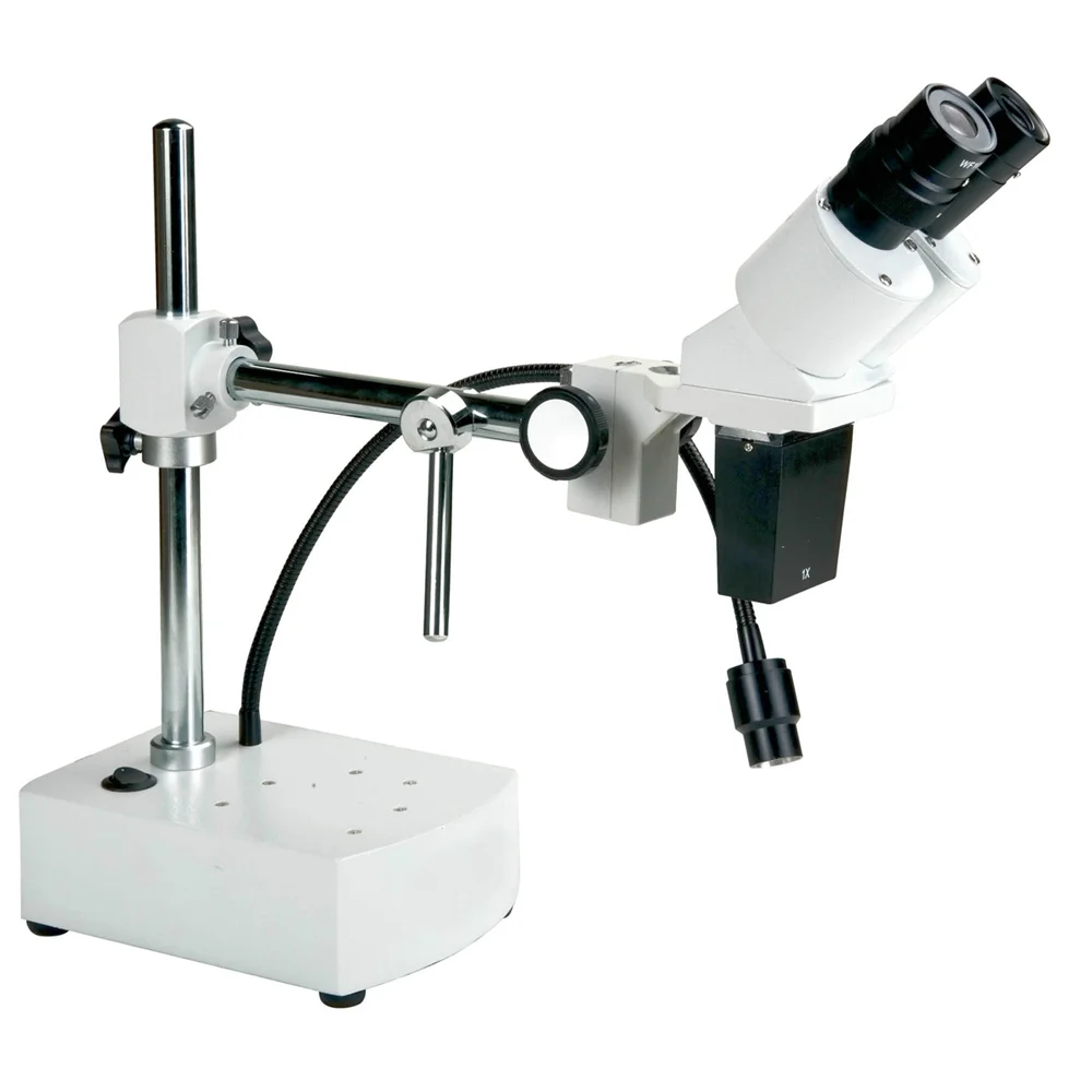 5X-10X LED Lighting Boom Arm Stand Soldering Microscope