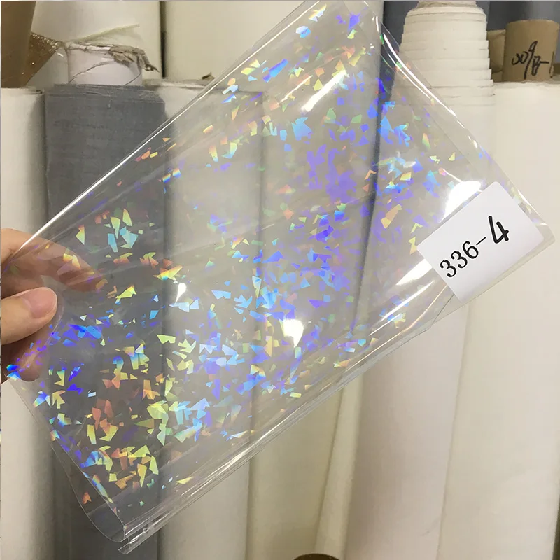 0.4mm Transparent Colored Pattern Prismatic Holographic PVC Film for ...