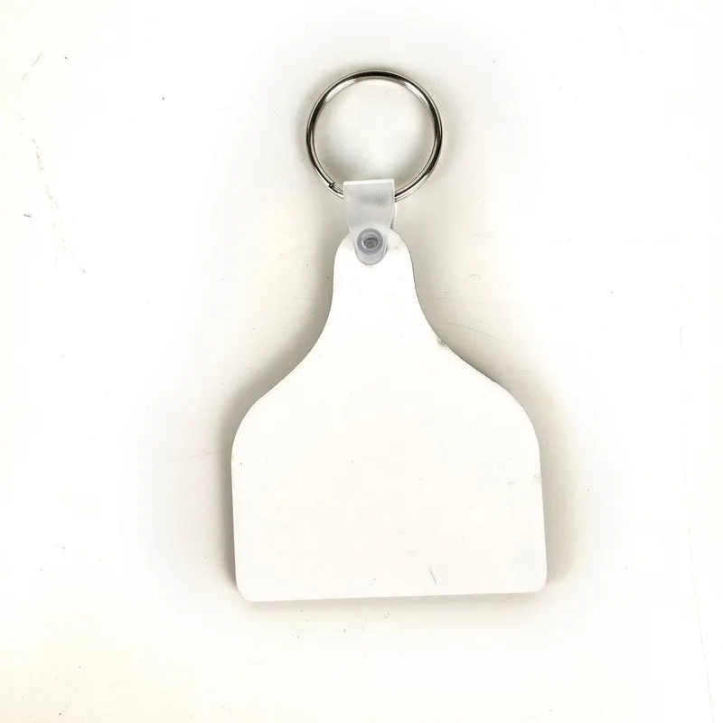 Designer Key Tag - Personalized Cow Tag Key Ring