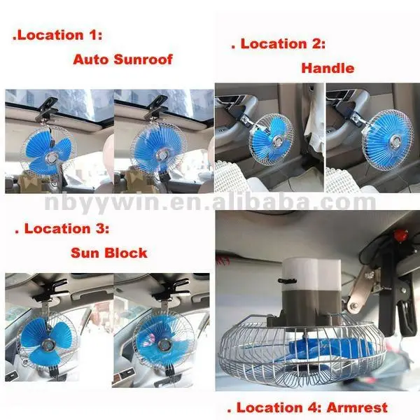 Car Auto Fan 12v 8 In, Win104 - Efficient Cooling Solutions