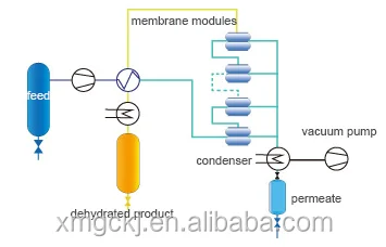 Inorganic Pervaporation Membranes for Efficient Separations