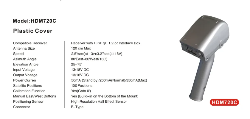 H-h Mount Diseqc Motor For Satellite Antenna - Buy Diseqc Motor ...
