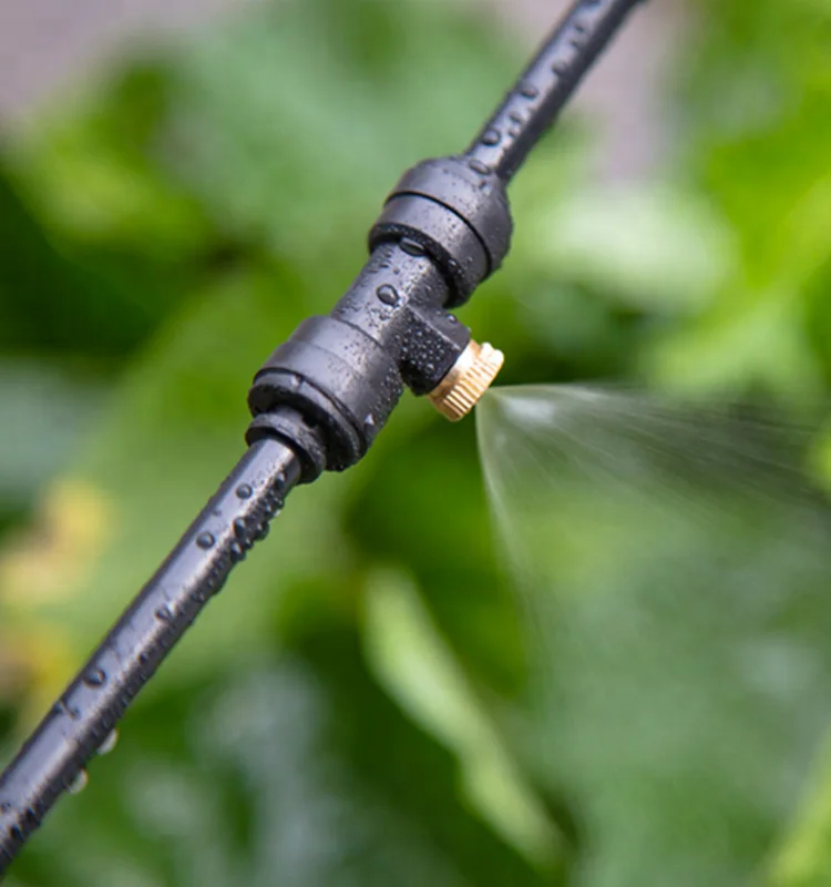 6m~18m Outdoor Misting Cooling Sprayer System Kit For Greenhouse Garden ...