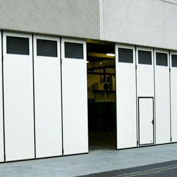 Super Large Automatic Sliding Door Industrial Panel Over Door Factory ...