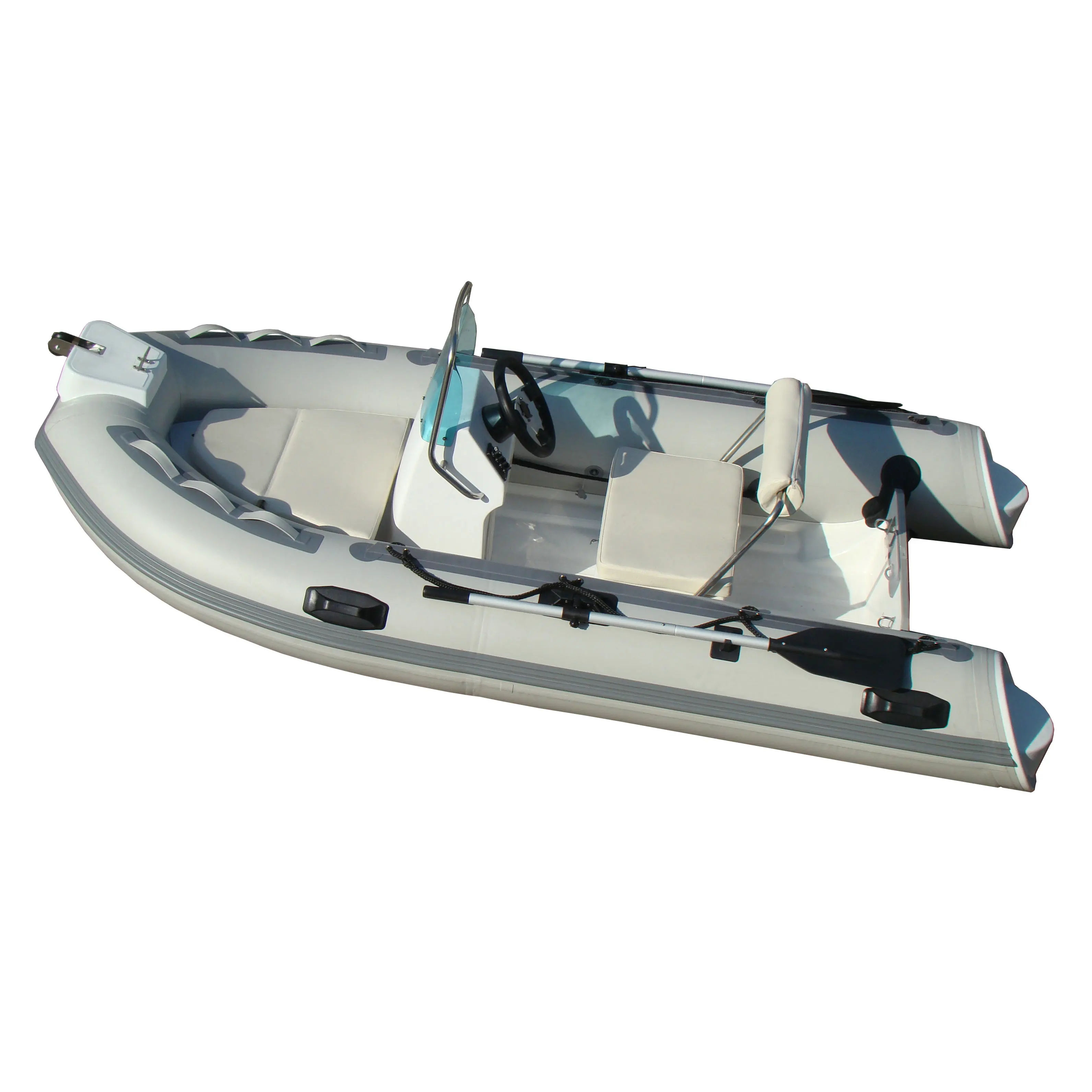 Small Rigid Inflatable Boat RIB330 Center Console - Fiberglass Hull