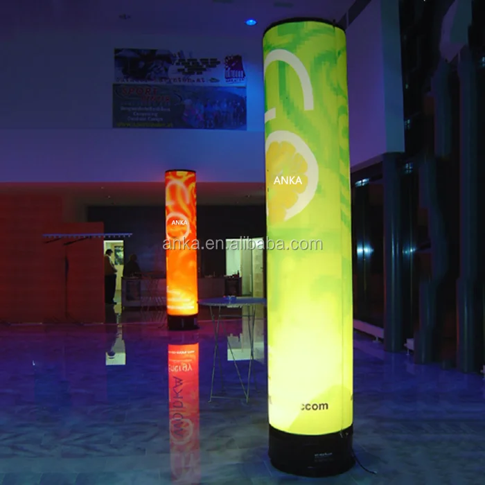 Personalized Led Light Inside Inflatable Light Pillar For Pary ...