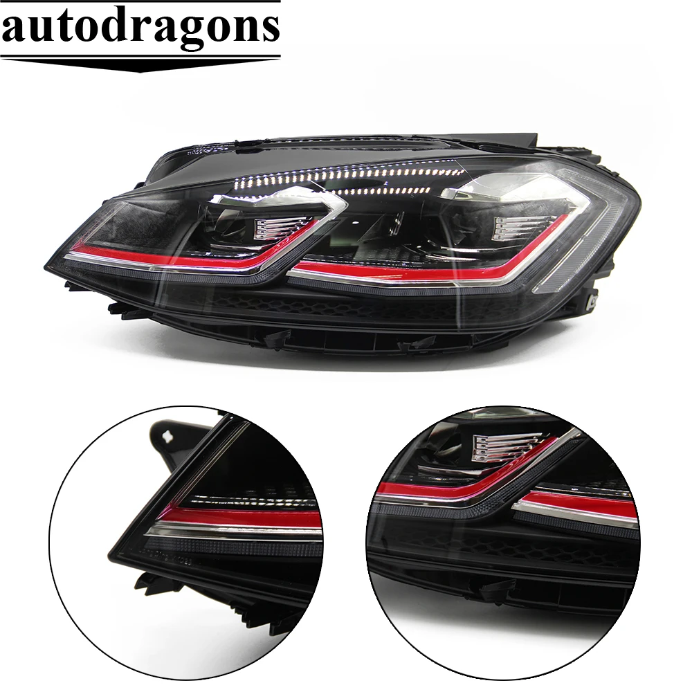 White Red Yellow Dynamic Led Rear Light Golf 7 Golf 7.5 Led Tail Lamp ...