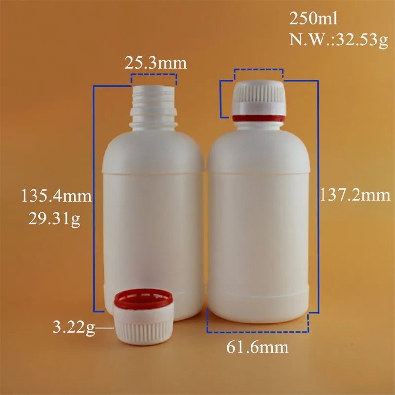 Wholesale 250ml 500ml 1000ml Empty Liquid Fertilizer Hdpe Plastic ...