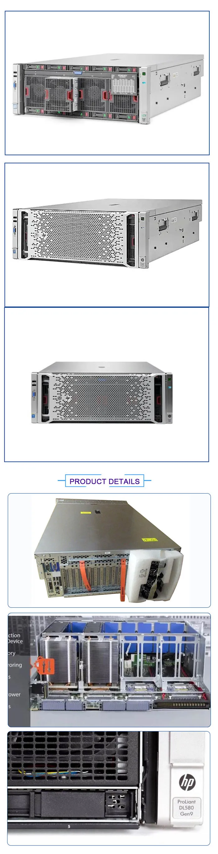 Hp Dl580 G9 Base Proliant E7-4809v3 2p 64gb-r P830i2g 331flr 2x1200w ...