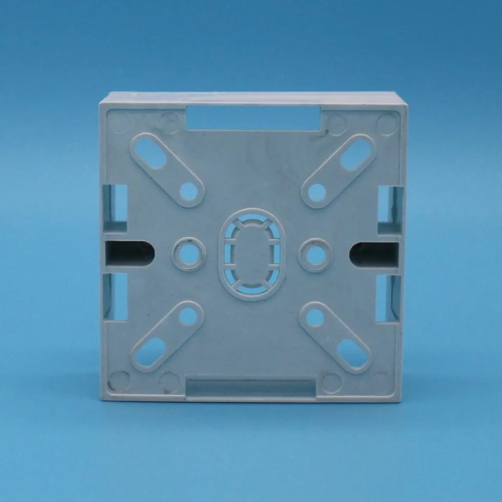 PVC Wall Electrical Switch Back Patress Boxes - High Precision