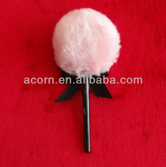 Luxurious Plush Puff With Handle & Glitter Lollipop Puff - Buy Plush ...