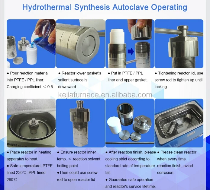 Ppl / Ptfe - Lined Hydrothermal Autoclave Bomb - Buy Ptfe Lined Valves ...