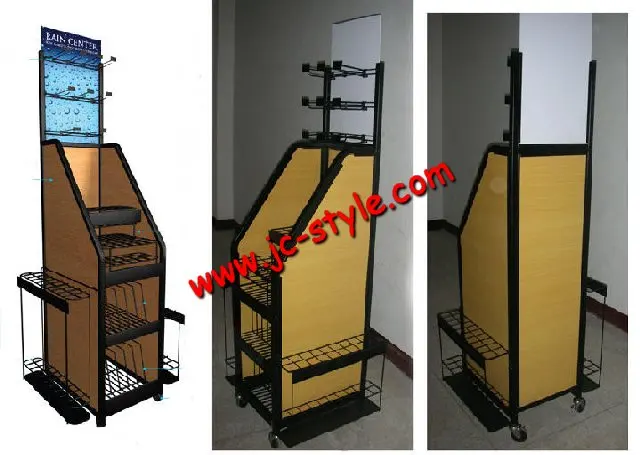 Metal Supermarket Sales Promotion Sun Umbrella Display Rack/retail ...