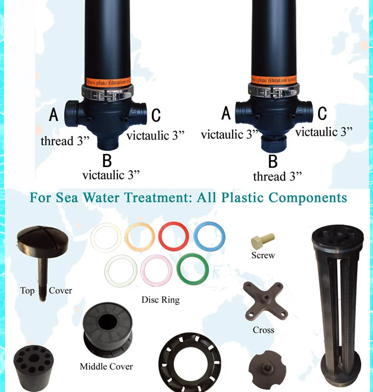 Top Quality Auto Backwash Limestone Water Filter For Pretreat Of Uf ...