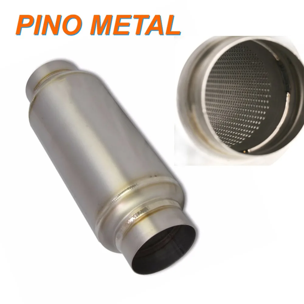 Stainless Steel 5 Inch Performance Truck Muffler - PINOMETAL