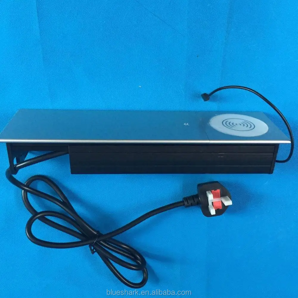 Desktop Wireless Charger Power Sliding Socket For Conference Table ...