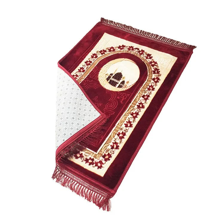Muslim Foldable Saudi Janamaz Prayer Mat - Durable & Stylish