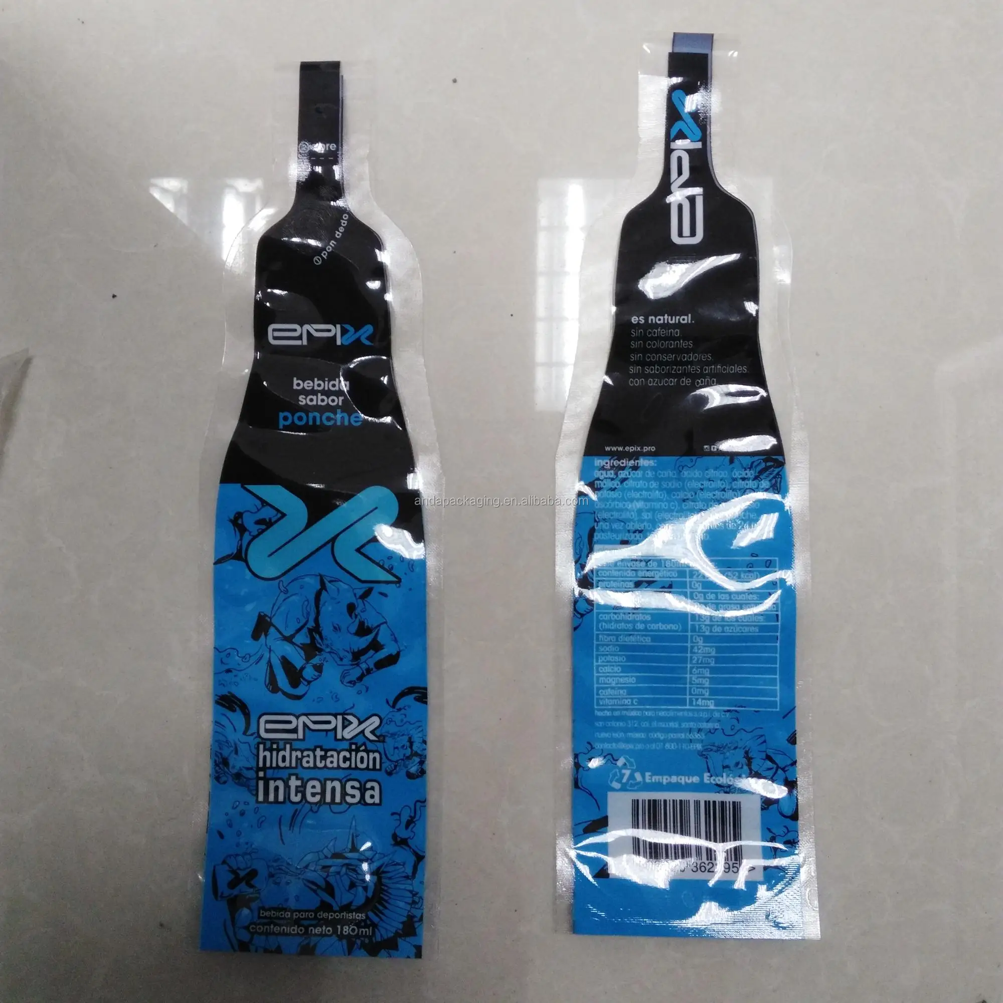 Pure Drinking Water Plastic Bag/bottle Shaped Plastic Bag For Purified ...