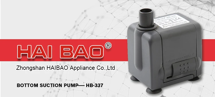 Pressure Aquarium Small Water Pump Haibao Low Pressure Multi Function ...