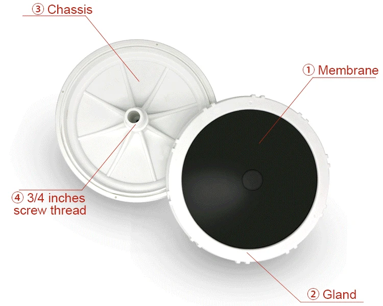 Disc Aerator Air Diffuser Ozonizer Membrane Disk Aerator Fine Bubble ...