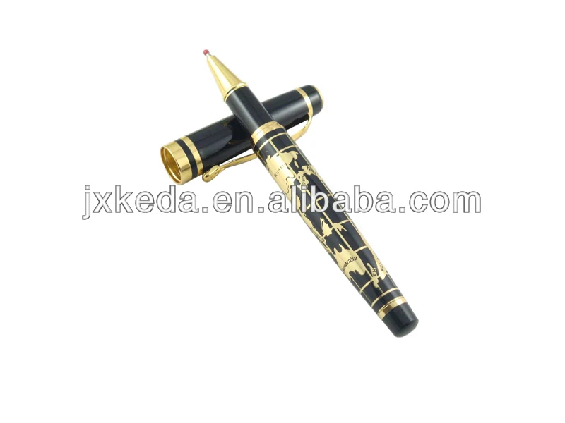 Personalized Metal Scratch World Map Pen - Promotional Gift