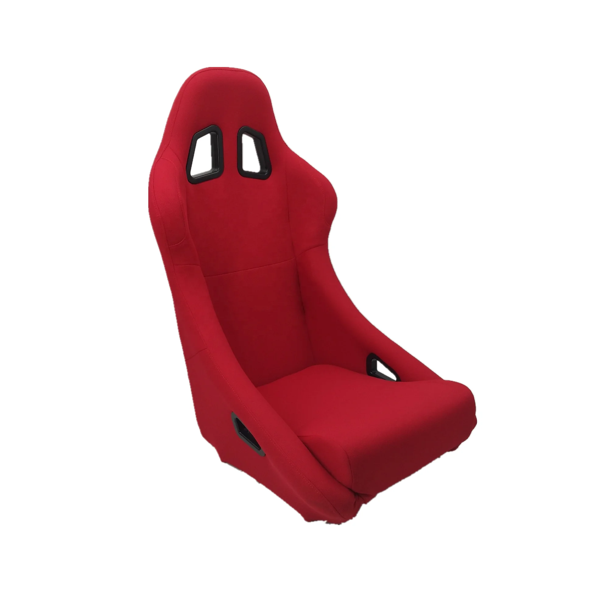 Jiabeir Red White Pvc Leather Reclinable Racing Seat Single Rails Auto ...