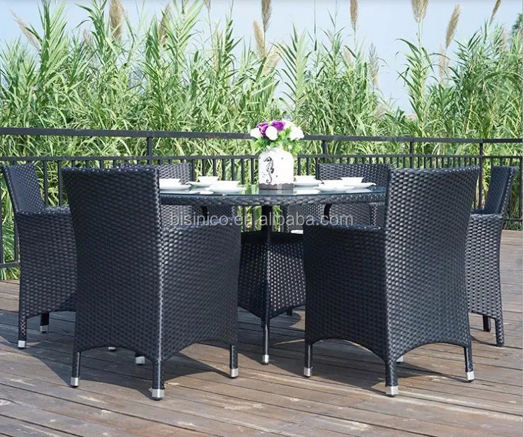 Outdoor Round Rattan Table With 6 Chairs,Round Garden Table - Buy Round ...