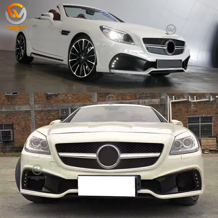 Mercedes Benz R172 SLK Class 12-14 Bumper Kit - LCK Style