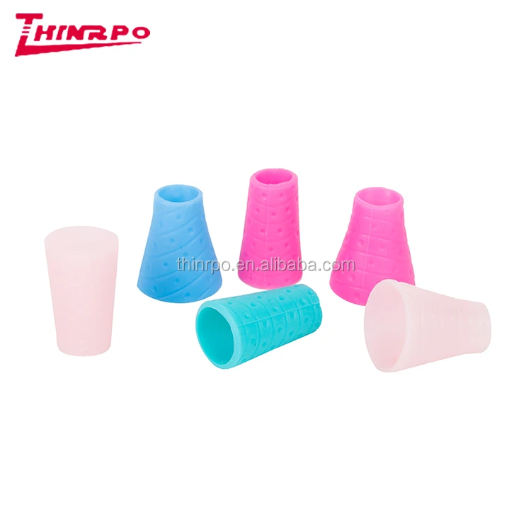 Custom Hot Selling Silicone Rubber Pen Holder Posture Corrector Pencil ...