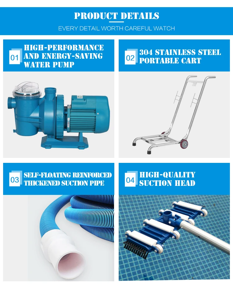 Water Faery Manual Pool Cleaning Machine - Efficient & Durable