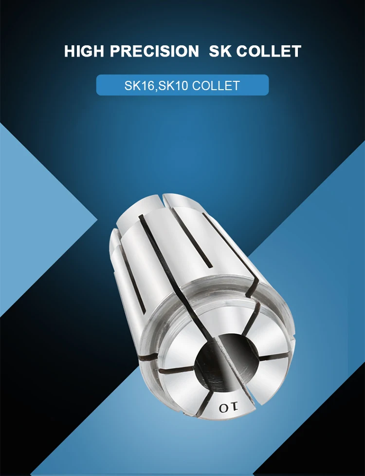SK6/SK10/SK12/SK16/SK20/SK25 collet pour tour CNC machine printemps ...