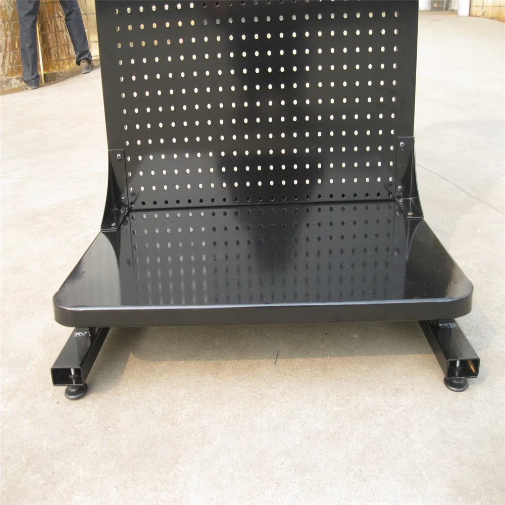 Panel Board Tile Display Stand Black Color Metal with Hook Hanging ...