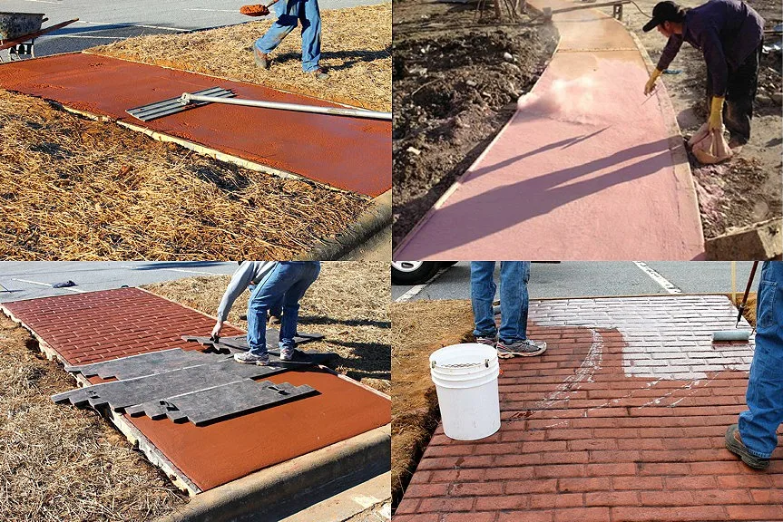 Stamped Concrete Molds for Vertical Walls - Durable & Stylish