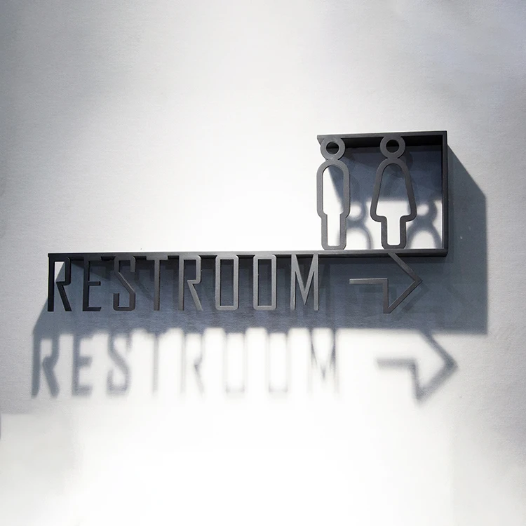 Stick On Wall Laser Cutting 3d Solid Black Titanium Stainless Steel ...