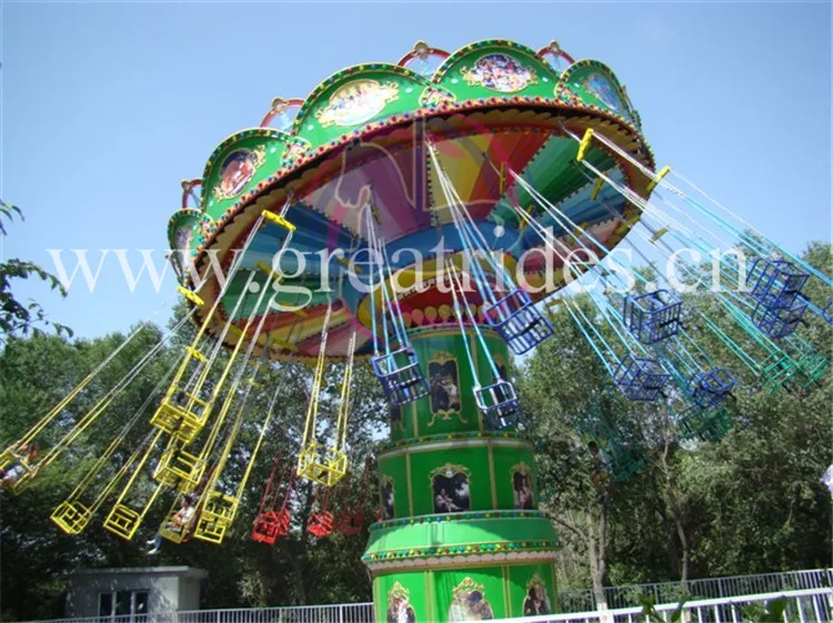 Funfair Rides - 36 Seats Shaking Head Rotating Flying Chair