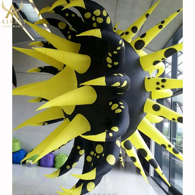 Custom Coloful Inflatable Water Monster Items Large Inflatable Black ...