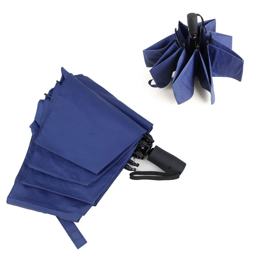46inch Navy Blue Classic Reinforce Stormproof Umbrella