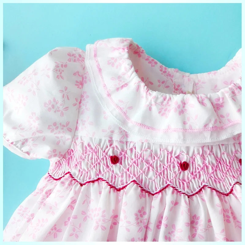 Art Smock For Kids Clothes Baby Girl Dress Flower Summer Fashion ...