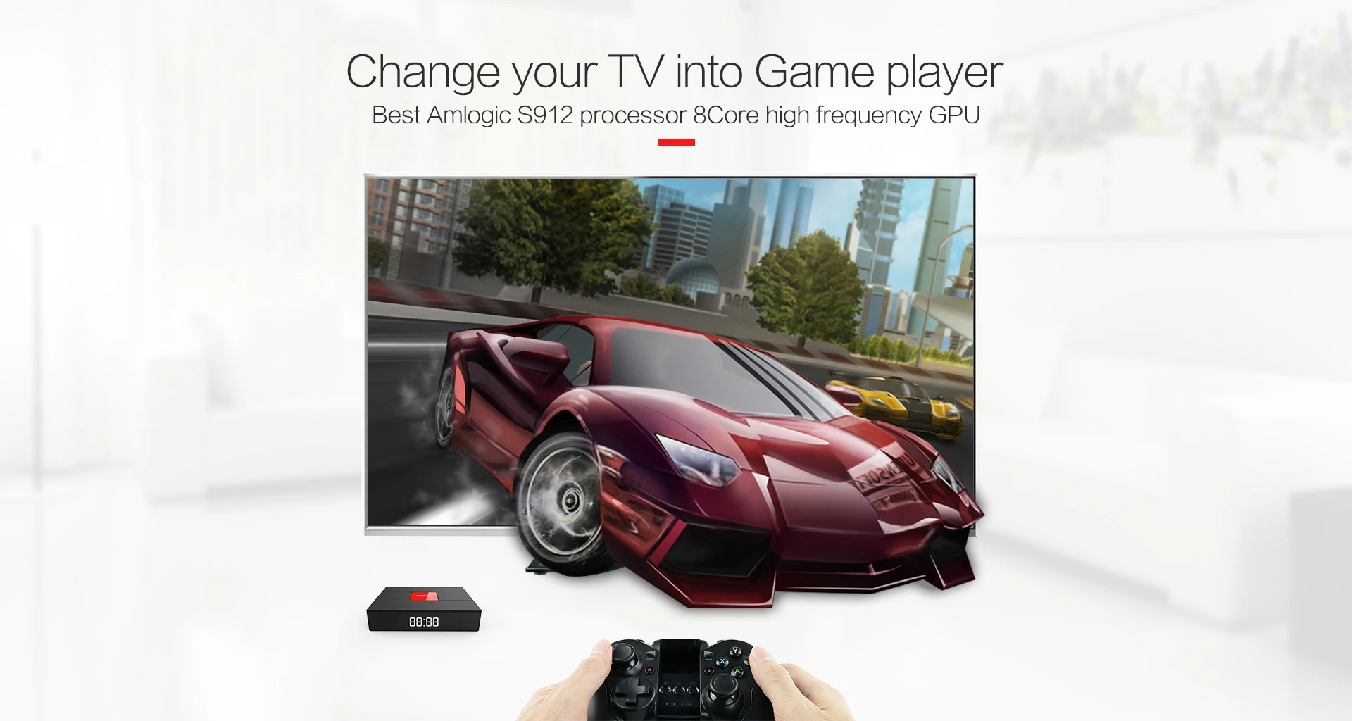 Hybird magicsee c400 plus DVB S2 T2/c Combo Android TV box, amlogic ...