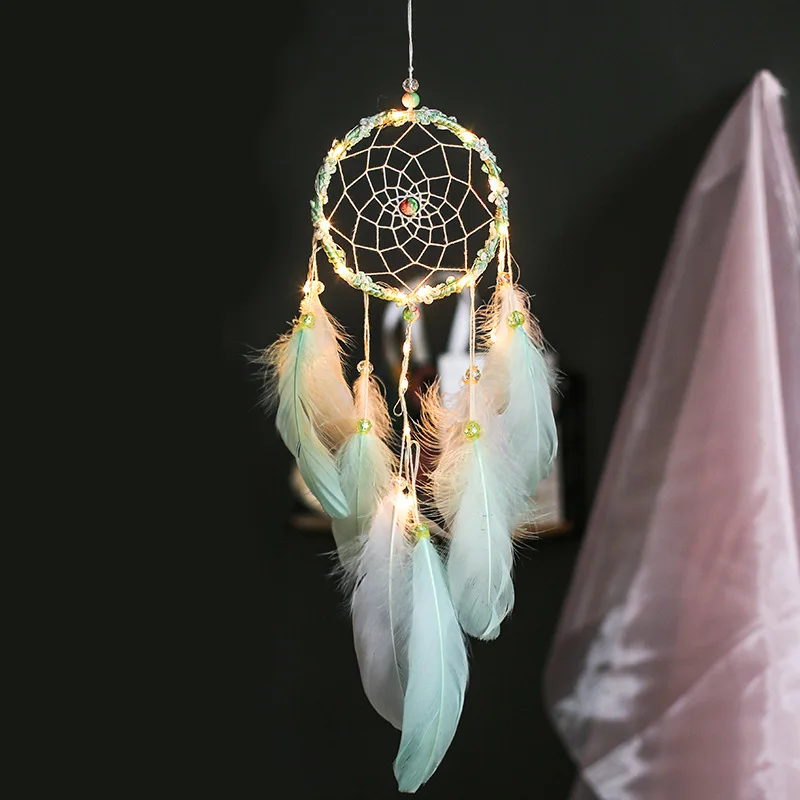 Handmade Latest Design Light Festival Gift Led Dream Catcher - Buy Led ...