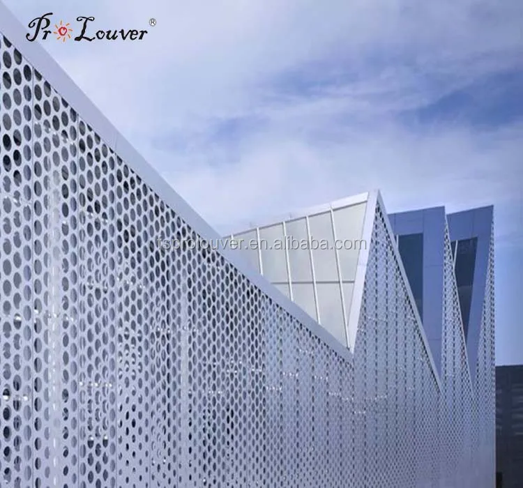 Building Decoration PVDF Coating Perforated Aluminum Sheet Metal