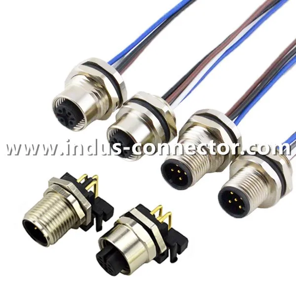 M12 Y Adapter - 5 Pin A Code M12 T Connector Splitter for CANBUS