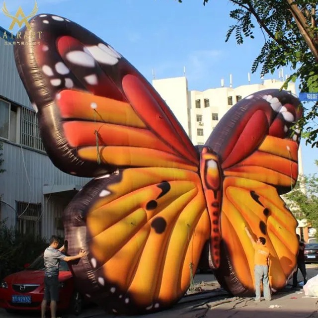Giant Butterfly Wings Standing Balloon /inflatable Butterfly Costume ...