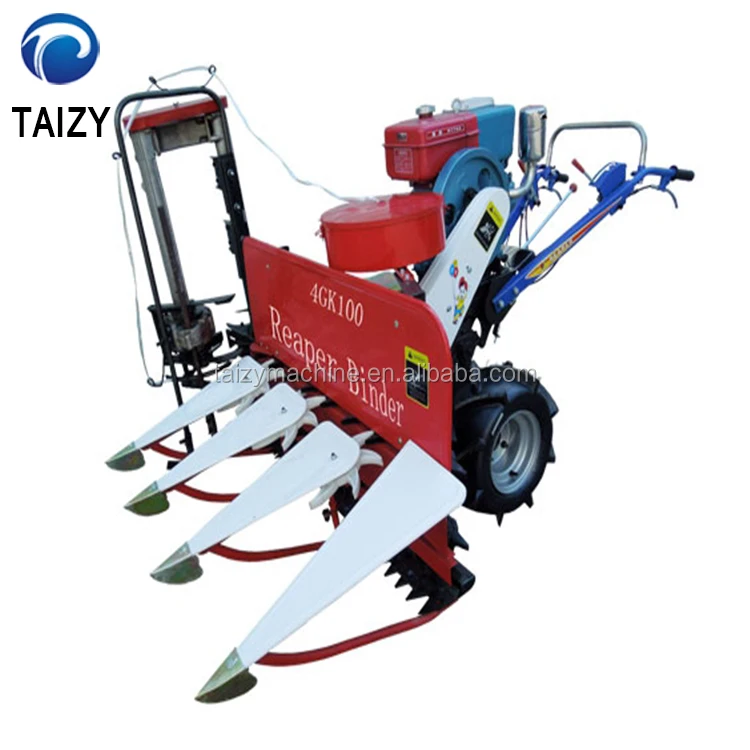 Rice Harvester Prices and Mini Wheat Reaper Binder Machine