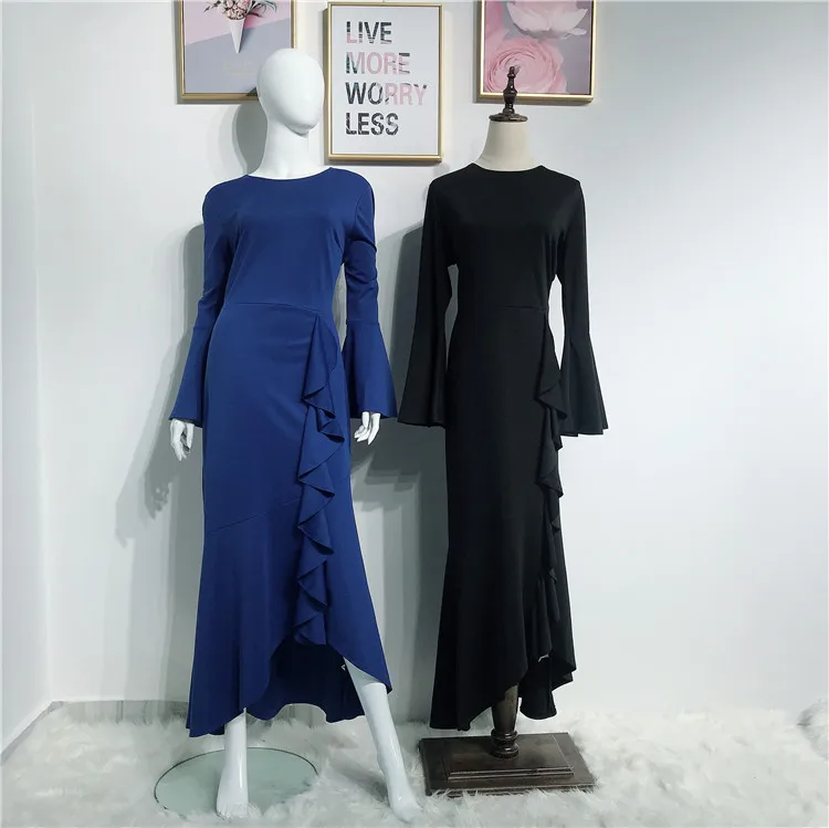 Newest Design High Quality Islamic Maxi Full Length Muslim Dress Abaya ...