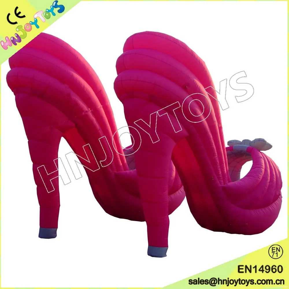 Advertising White Inflatable High-heel Shoes - Buy Inflatable High-heel ...