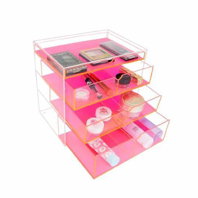 Hot Sale Stackable Cosmetic Storage Box Vanity Perfume Lipstick ...
