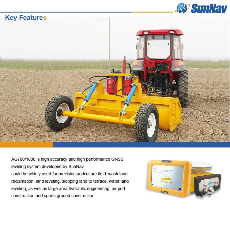 Ag1000 Precision Agriculture Gps 410-470 Mhz Land Leveling System For ...