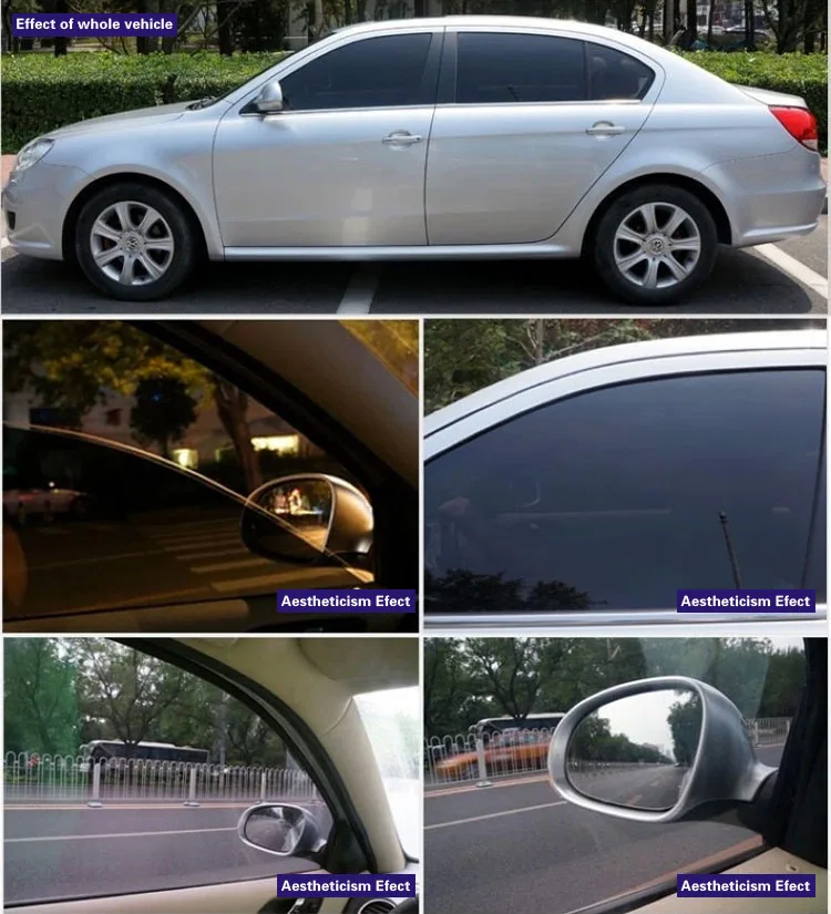 Hot Selling Top Quality 0.5x3m Car Reflective Car Window Tint Film ...